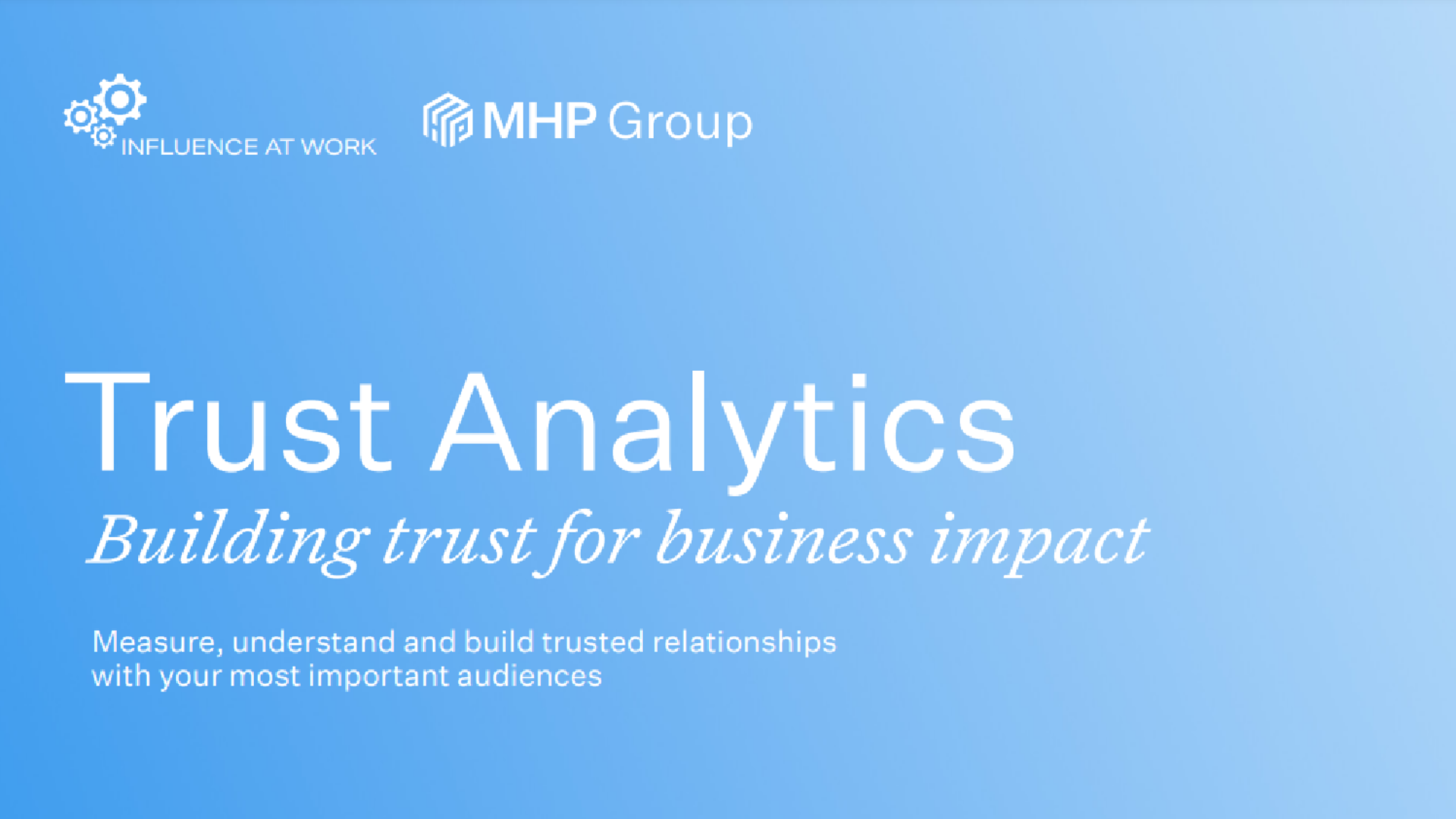 Trust Analytics Iaw Mhp Group